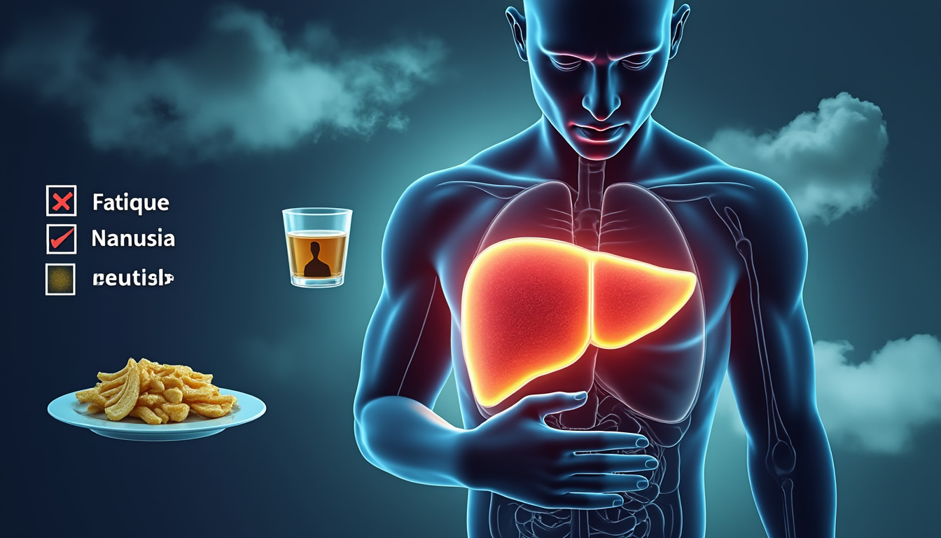 7 signes qui montrent que votre foie est malade